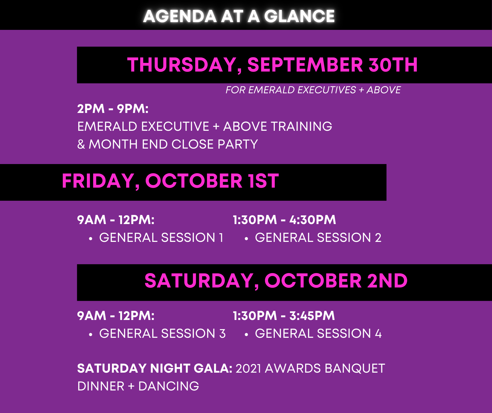 Jubilee Agenda | Globallee Training